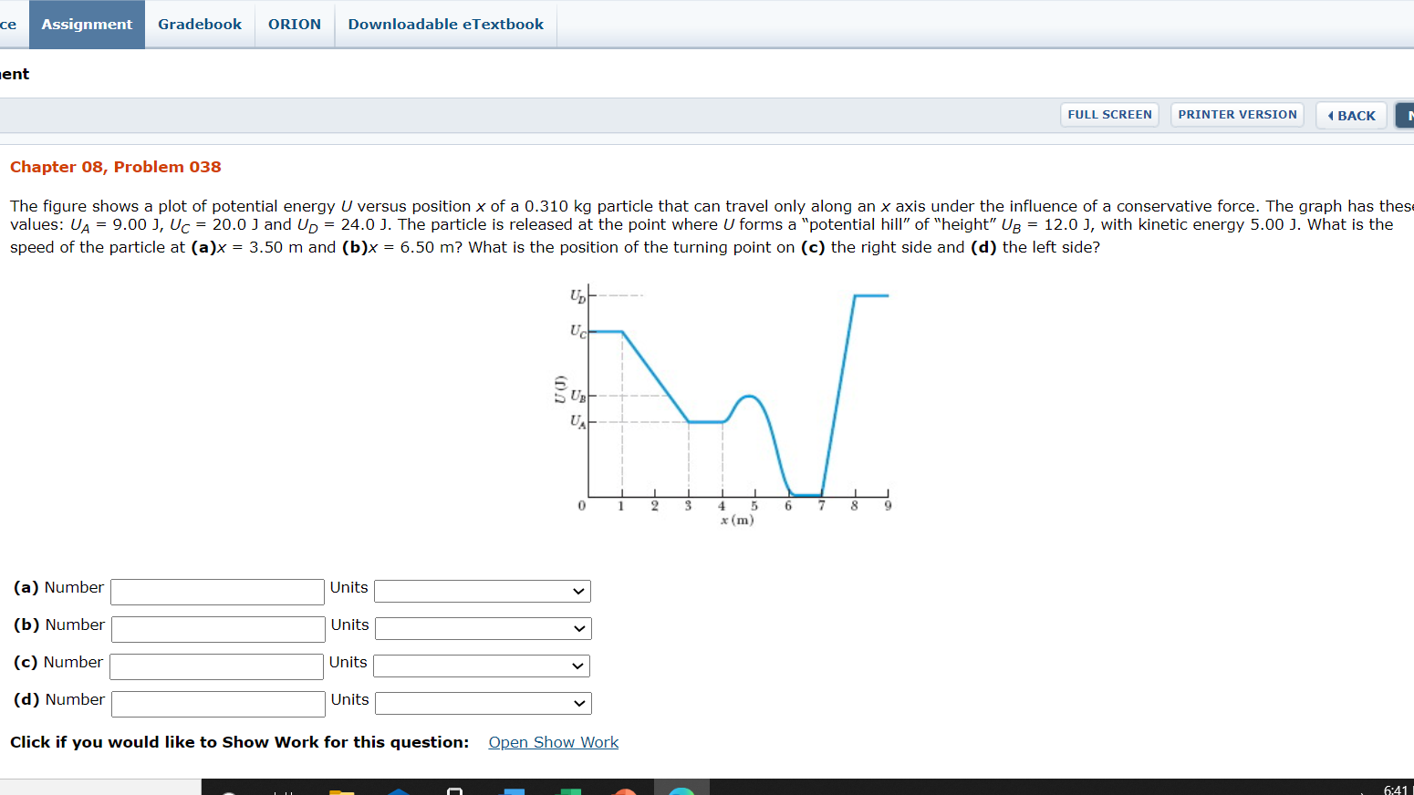 Solved се Assignment Gradebook ORION Downloadable eTextbook | Chegg.com