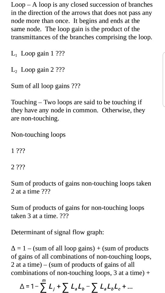 Solved Use Mason's Rule, draw the signal flow graph and | Chegg.com