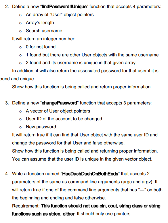 Solved . All data members must be declared as “private" • No | Chegg.com