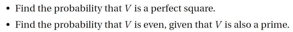 Solved (3 points) The random variable V has PMF: Scu, | Chegg.com