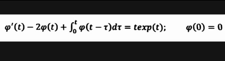 Solved Find The Solution Of Integro Differential Equation