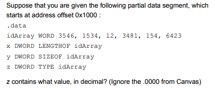 Solved Suppose that you are given the following partial data | Chegg.com
