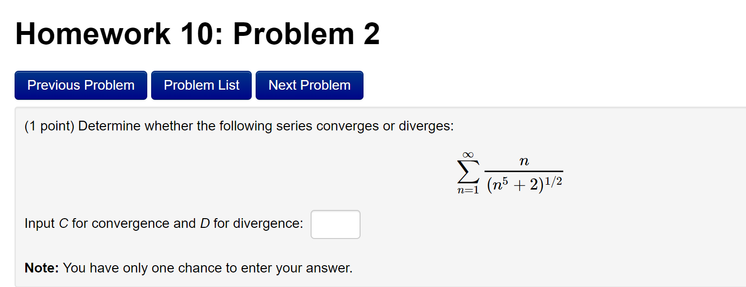 Solved Homework 10: Problem 2 Previous Problem Problem List | Chegg.com Solved Homework 10: Problem 2 Previous Problem Problem List | Chegg.com