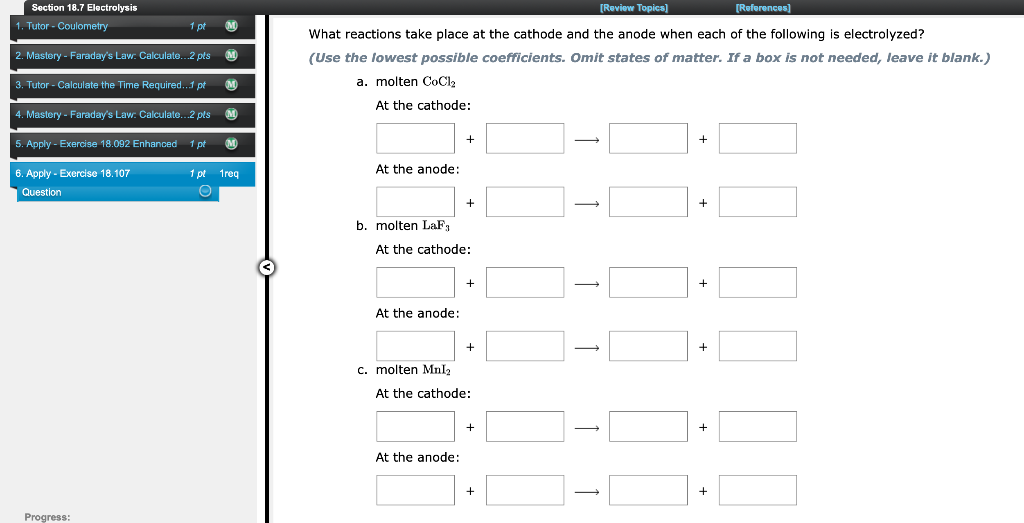 Solved What reactions take place at the cathode and the | Chegg.com