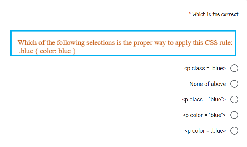 Solved * Which is the correct Which of the following | Chegg.com