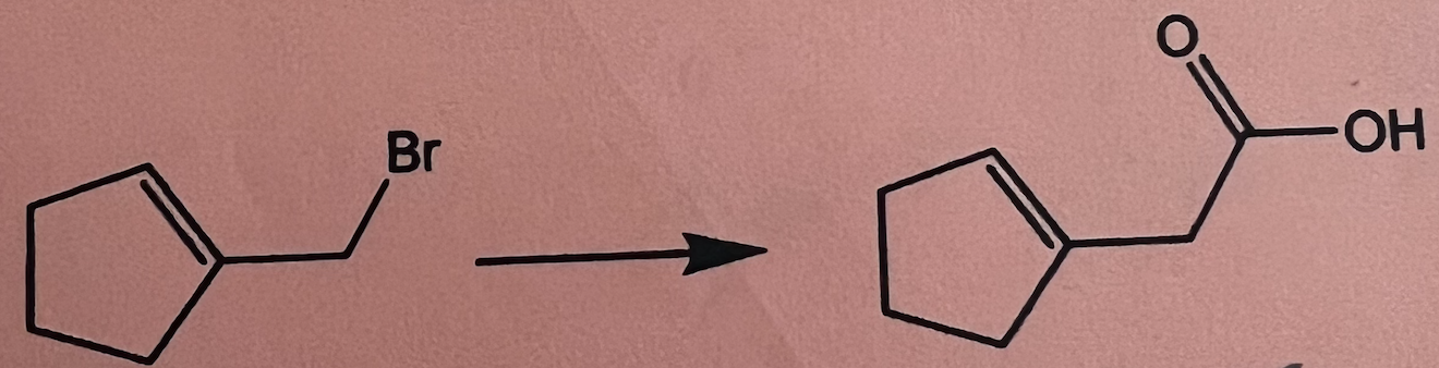 Provide a two-step reaction sequence that would | Chegg.com