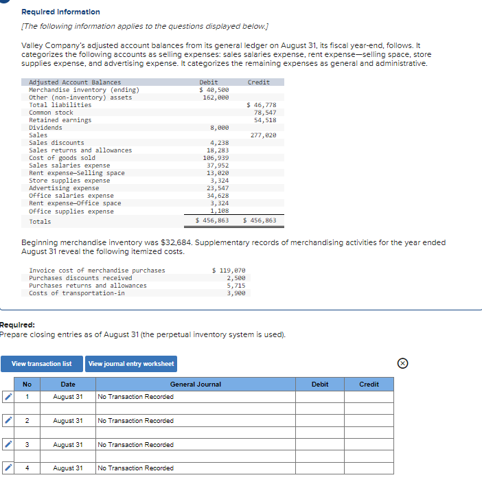 Solved a. Store supplies still available at fiscal year-end | Chegg.com