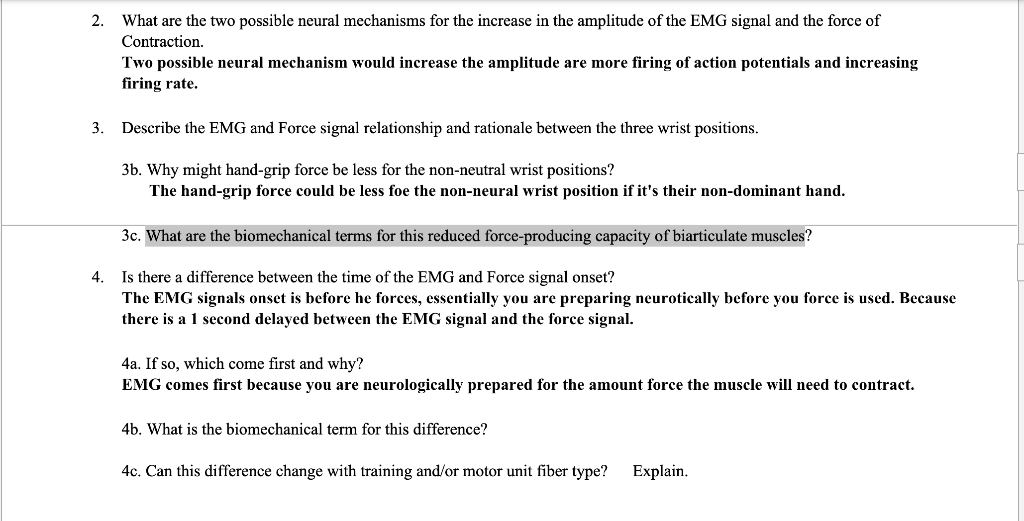 3c. What are the biomechanical terms for this | Chegg.com