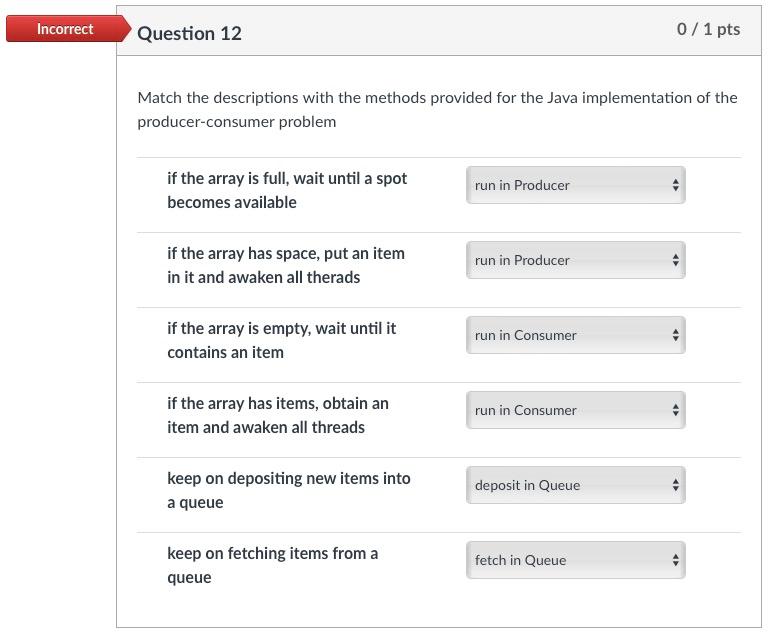 Solved Match the descriptions with the methods provided for | Chegg.com