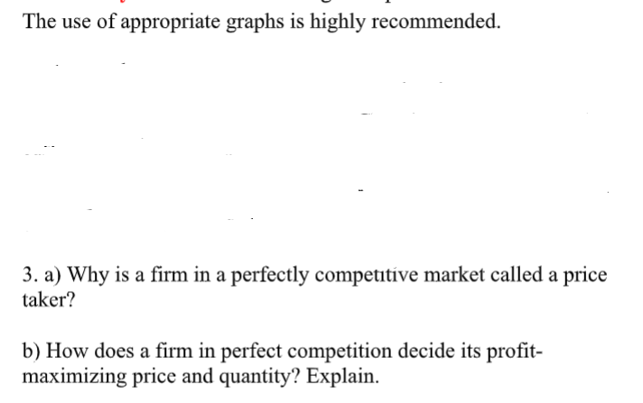 Solved The use of appropriate graphs is highly recommended. | Chegg.com
