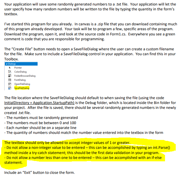 Solved Need Help With File Writer Application (Like Example | Chegg.com