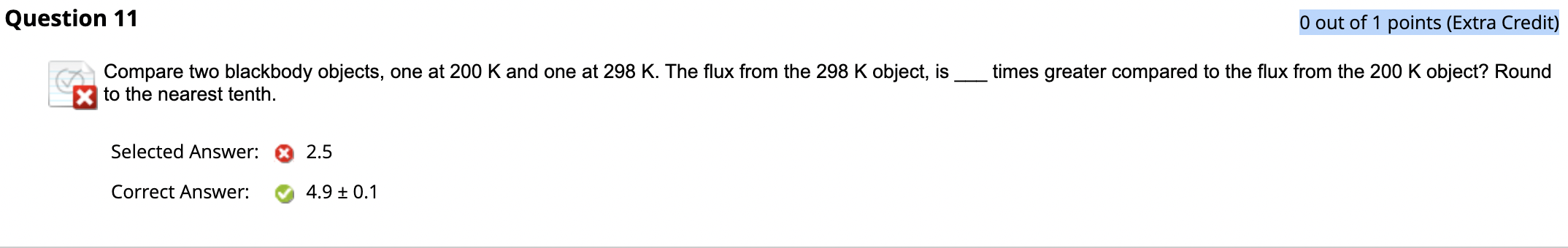 Solved Compare two blackbody objects, one at 200 K and one | Chegg.com