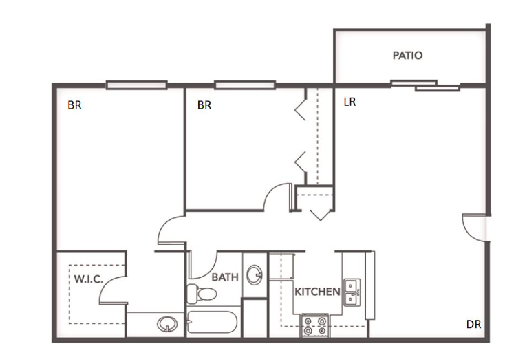 1. draw your own apartment layout. 2. Place all the | Chegg.com