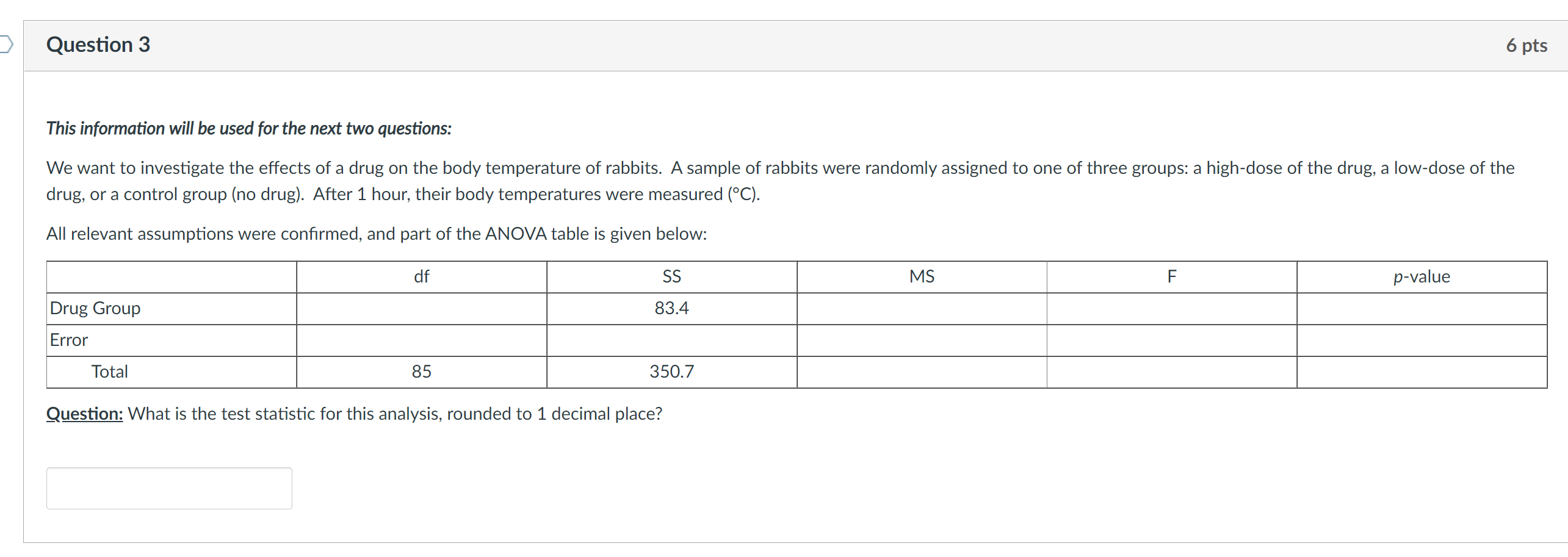 Solved Question 4 6 pts Refer to the previous question for | Chegg.com