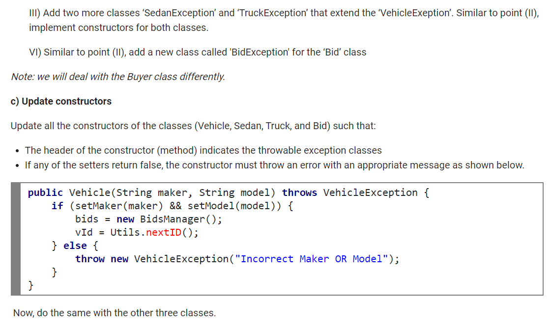 Solved a) Boolean Setters Update the setters of all the | Chegg.com