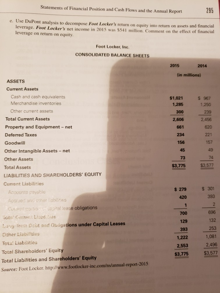 Foot Locker Balance Sheet Financial Statement | Alayneabrahams