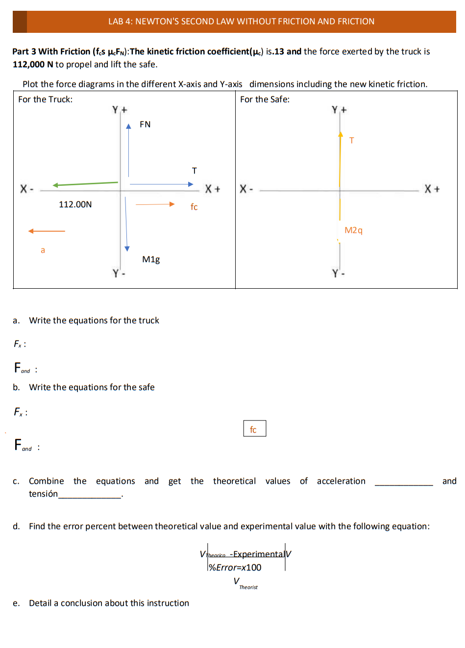 Solved LAB 4: NEWTON'S SECOND LAW WITHOUT FRICTION AND | Chegg.com