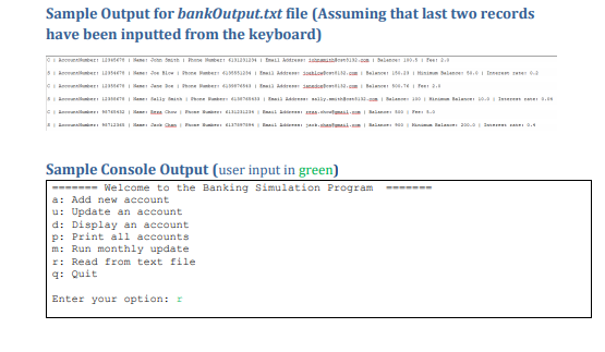 Solved Requirements Using the example code contained in the | Chegg.com