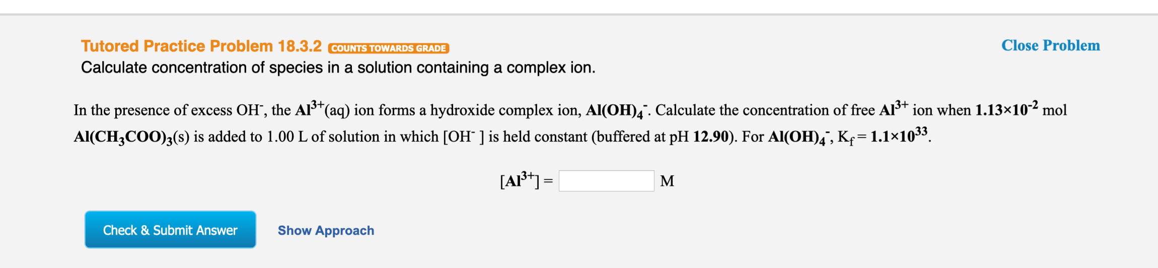 Solved Close Problem Tutored Practice Problem 18.3.2 COUNTS | Chegg.com