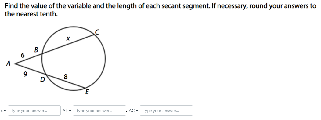 Solved Find the value of the variable and the length of each | Chegg.com