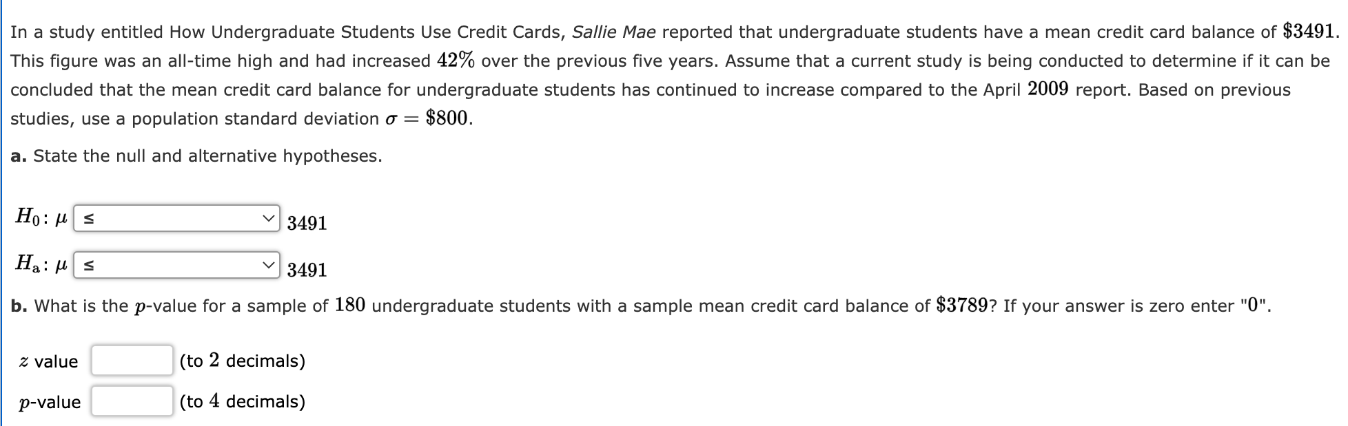 Solved In a study entitled How Undergraduate Students Use | Chegg.com