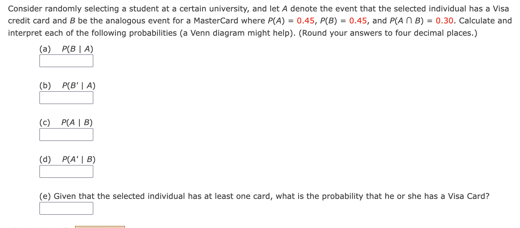 Solved Consider randomly selecting a student at a certain | Chegg.com