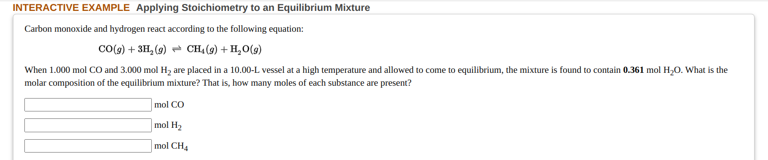 Solved INTERACTIVE EXAMPLE Applying Stoichiometry to an | Chegg.com