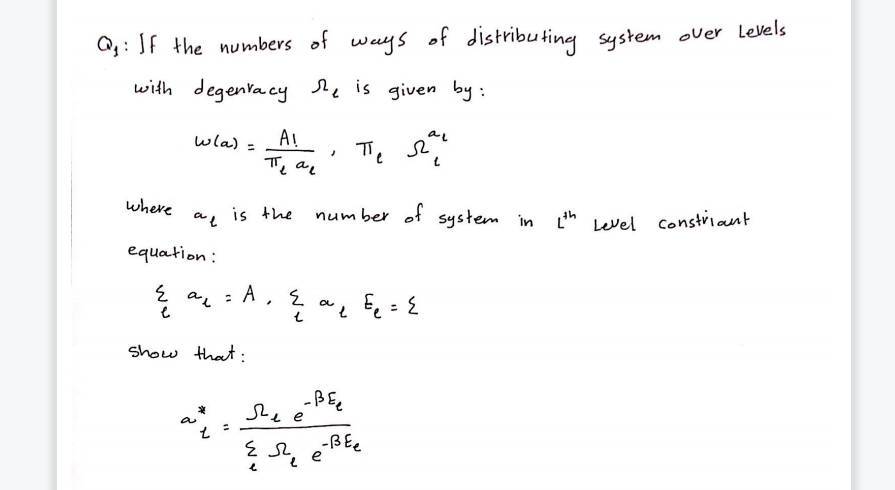 Solved Q₁: If the numbers of ways of distributing system | Chegg.com