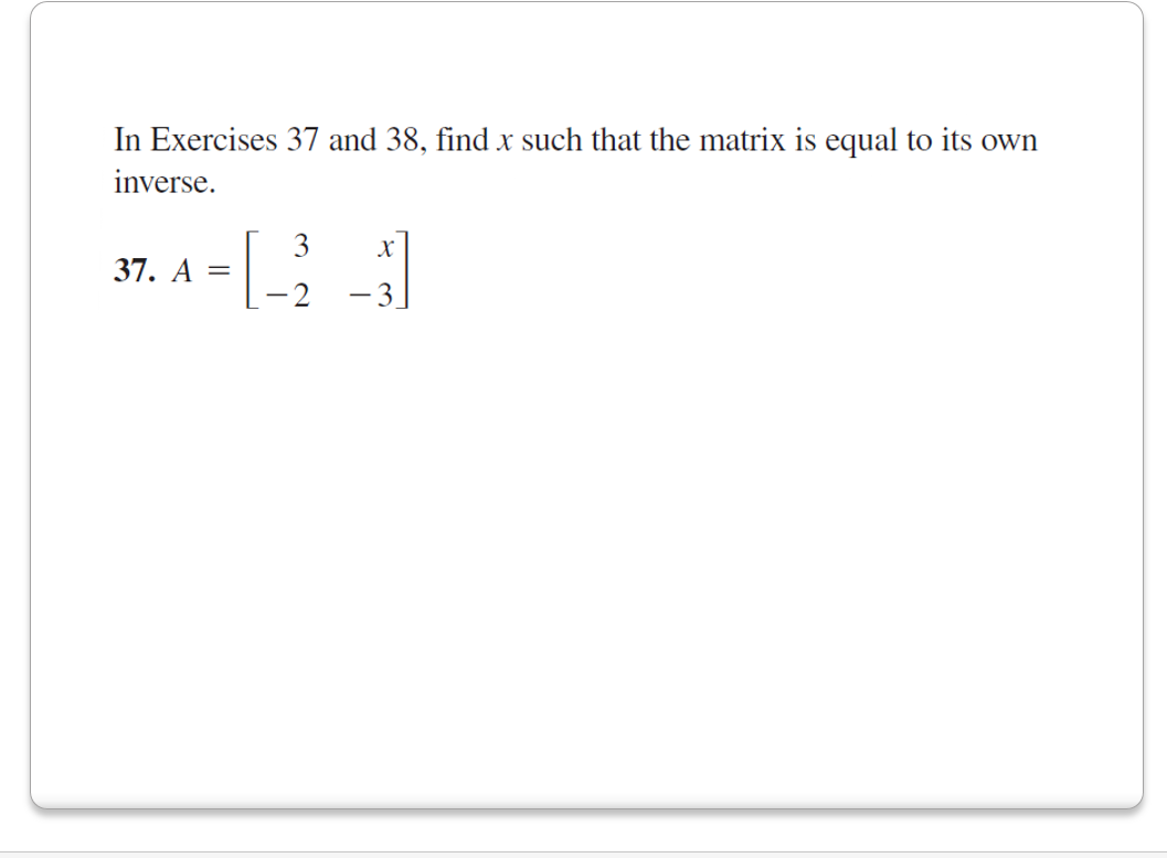 Solved In Exercises 33-36, use the inverse matrices to find | Chegg.com