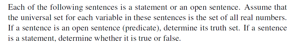 Solved Each of the following sentences is a statement or an | Chegg.com