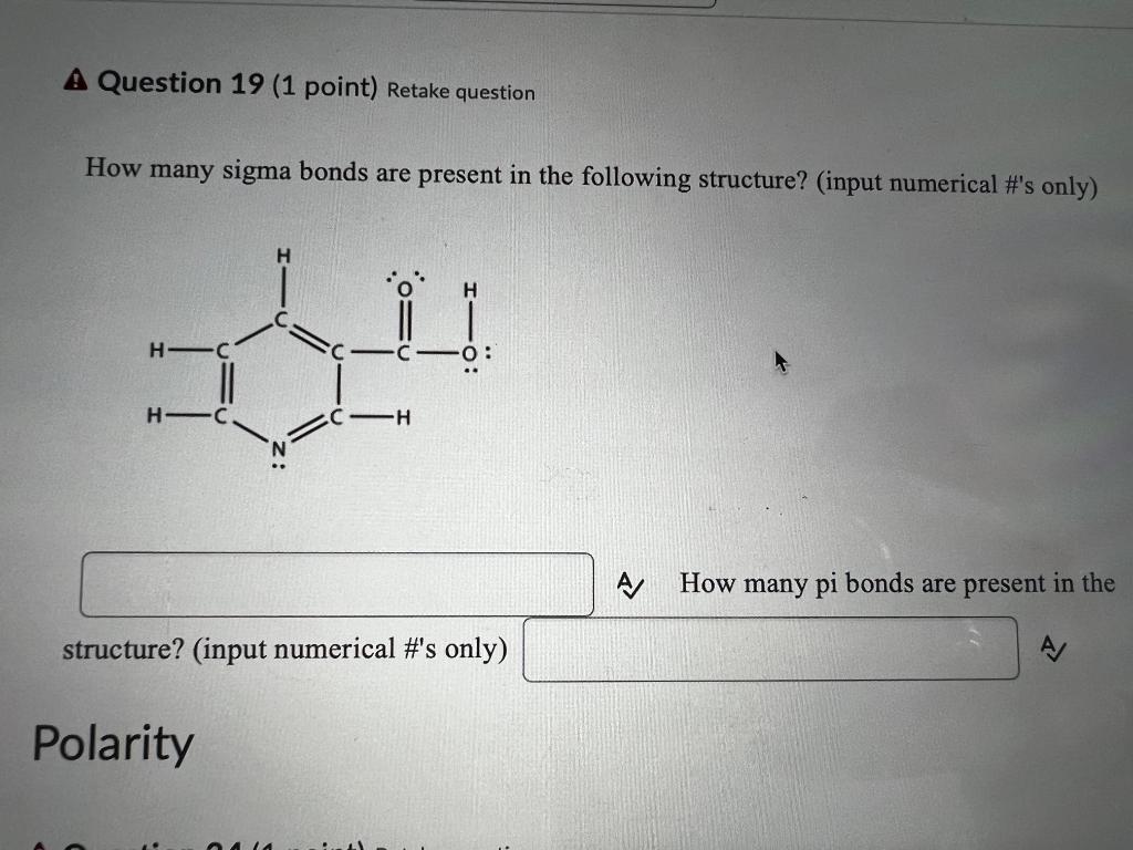 Solved A Question 19 (1 point) Retake question How many | Chegg.com