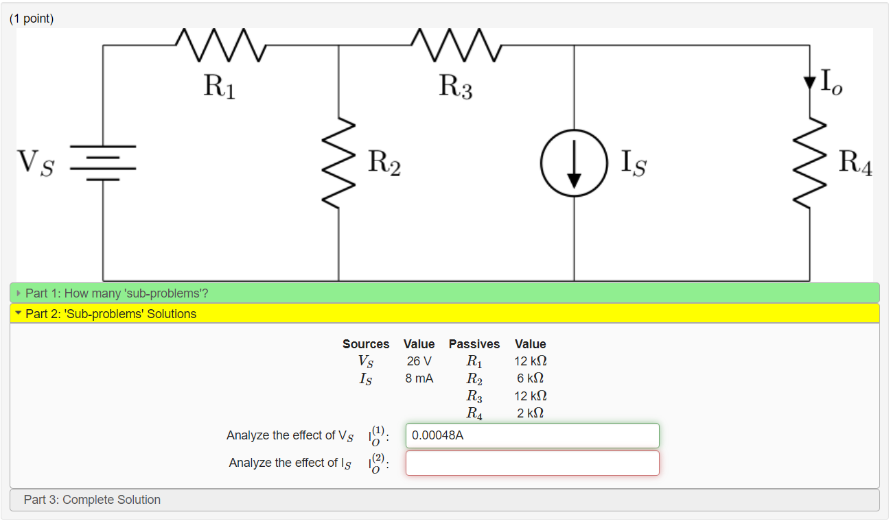 Solved Part 1: How many 'sub-problems'? Part 2: | Chegg.com