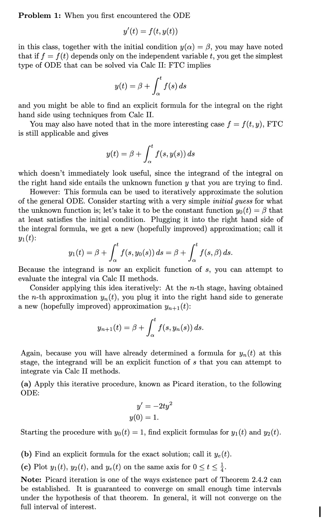 Solved Problem 1: When you first encountered the | Chegg.com