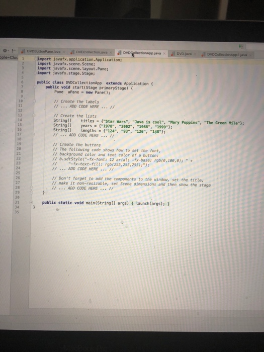 Solved Electronic Store App GUI, Base Code Provided below | Chegg.com