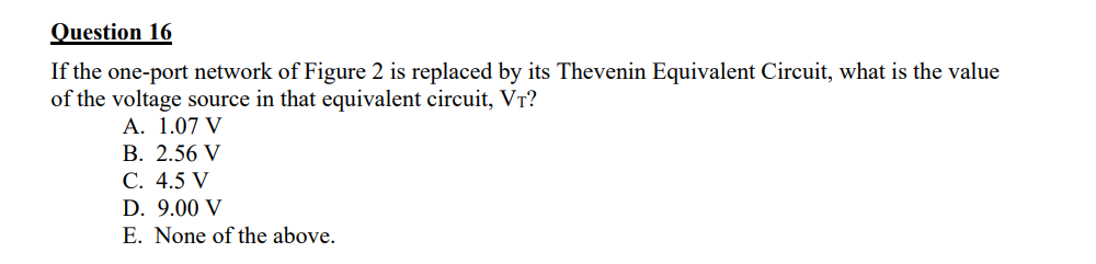 Solved Figure 2: Circuit Schematic for Question's | Chegg.com