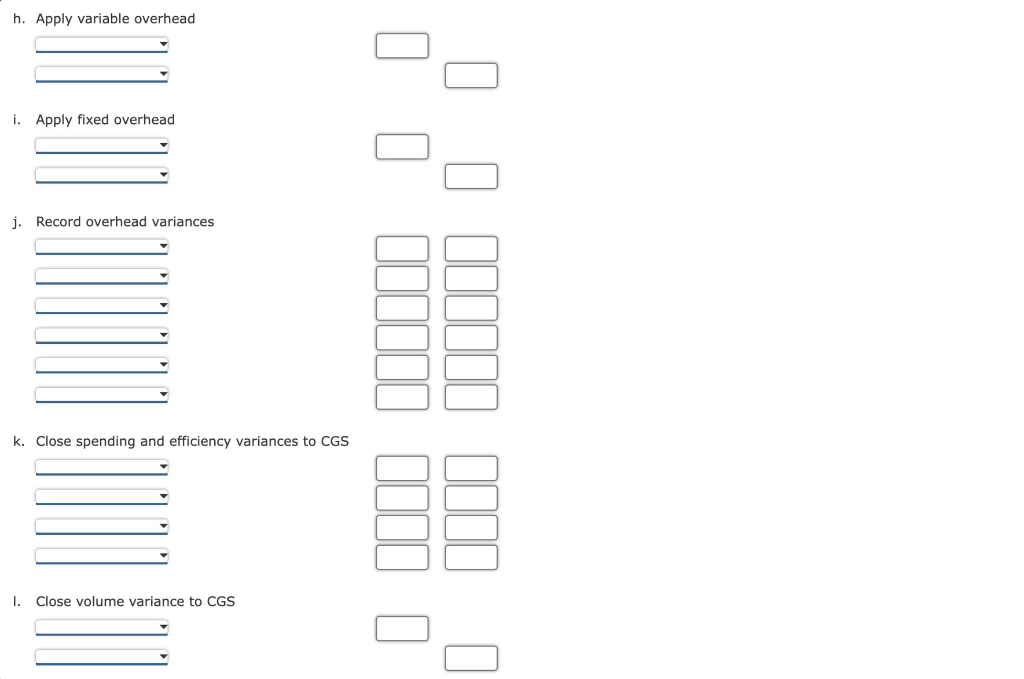 Solved Basic Variance Analysis, Revision of Standards, | Chegg.com