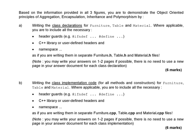 Solved 9. Figure 9-A shows a UML Class diagram with 3 | Chegg.com