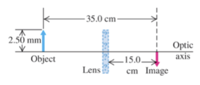 Solved An object and its image formed by a thin lens are | Chegg.com