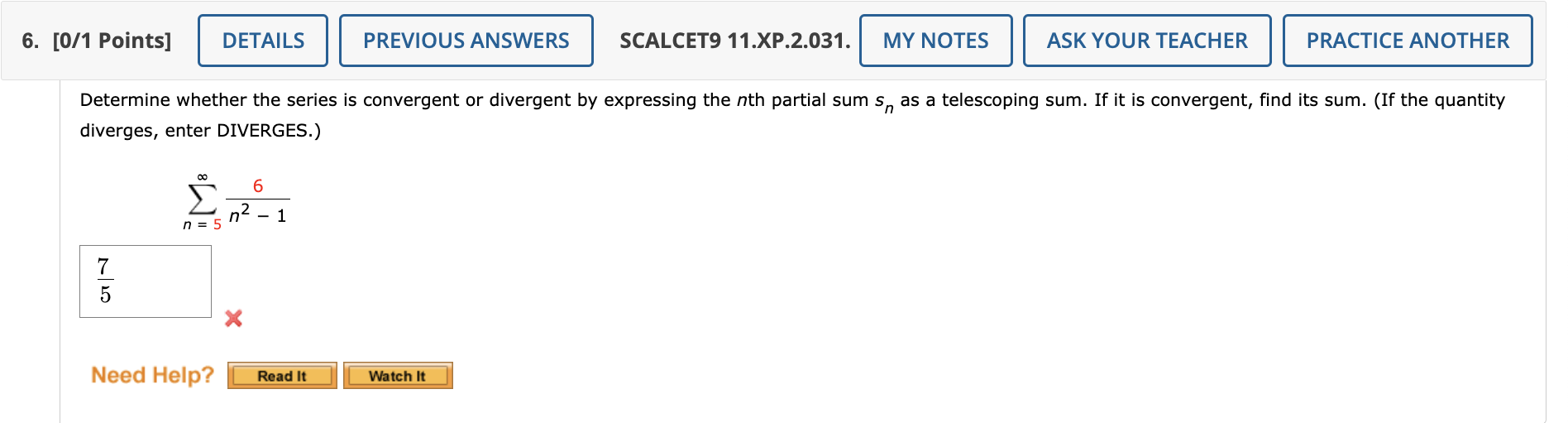 Solved 5. [1/2 Points] DETAILS PREVIOUS ANSWERS SCALCET9 | Chegg.com