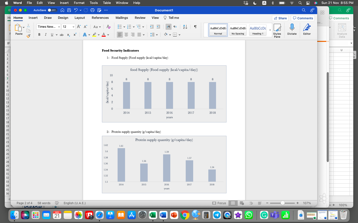 Solved write one page about the 4 food security | Chegg.com