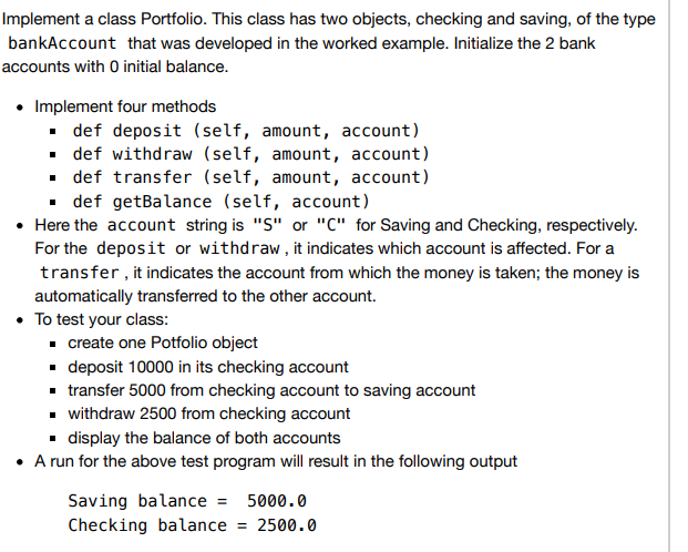Solved Define a class Point that represents a point in $2-D$ | Chegg.com