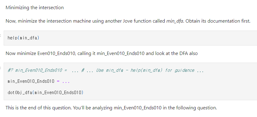 Solved Minimizing the intersection Now, minimize the | Chegg.com