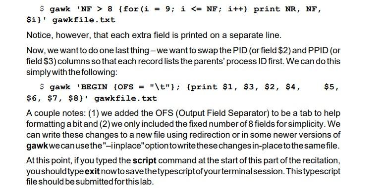 Solved RECITATION DESCRIPTION: The purpose of this | Chegg.com