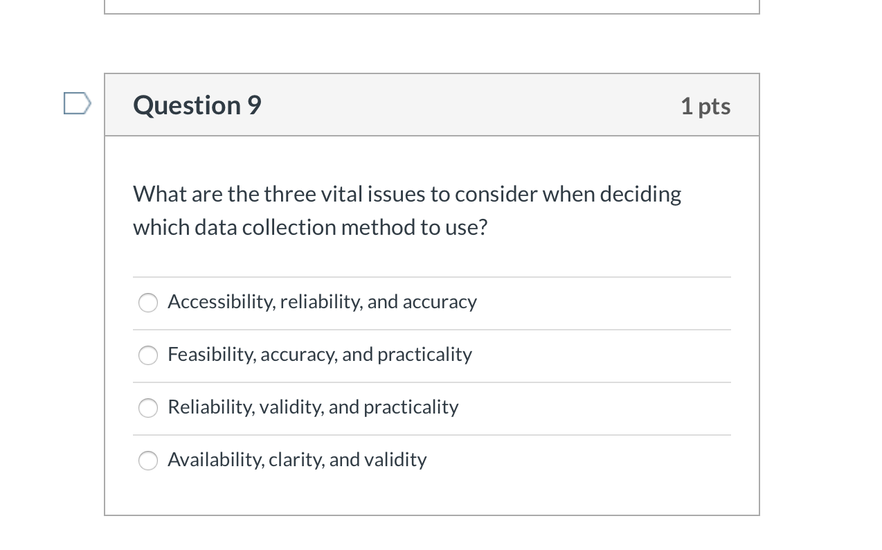 Solved Question 3 1 pts Which of Kirkpatrick's evaluation | Chegg.com