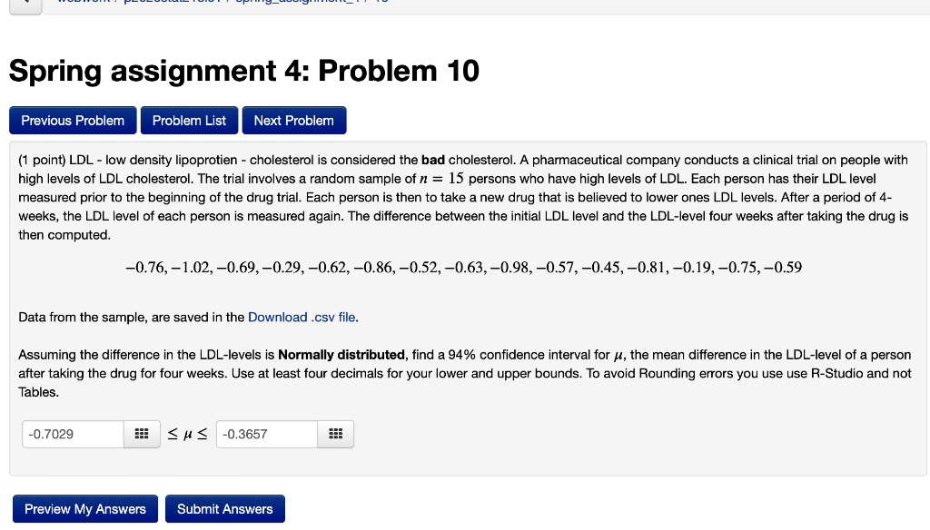 Solved Spring assignment 4: Problem 10 Previous Problem | Chegg.com