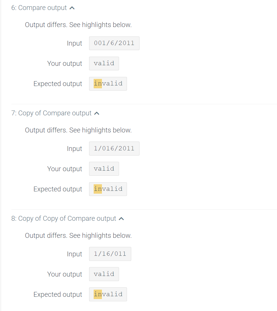 Solved 5.36 Date Validation * Write a function to validate | Chegg.com