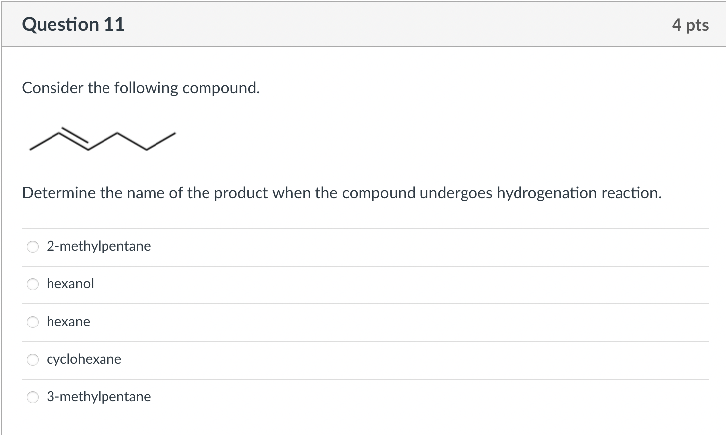 Solved Consider the following compound. Determine the name | Chegg.com