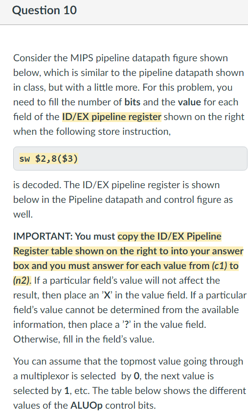 Solved Consider the MIPS pipeline datapath figure shown | Chegg.com Solved Consider the MIPS pipeline datapath figure shown | Chegg.com
