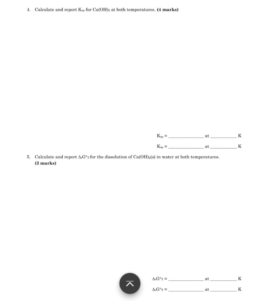 Table 1: Titrations of 25.00 mL aliquots of | Chegg.com