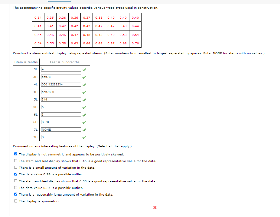 Solved Please help with the second partThe accompanying | Chegg.com